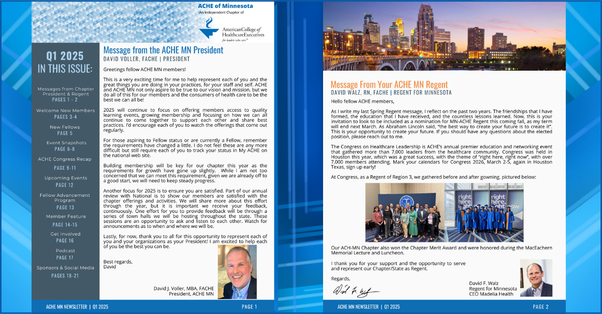 ACHE MN Newsletter - ACHE-MN