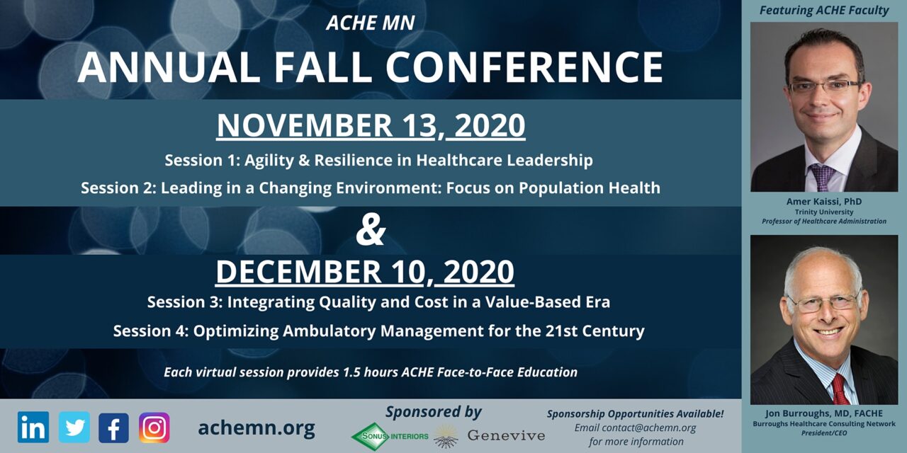 ACHE MN 2020 Annual Meeting - ACHE of Minnesota