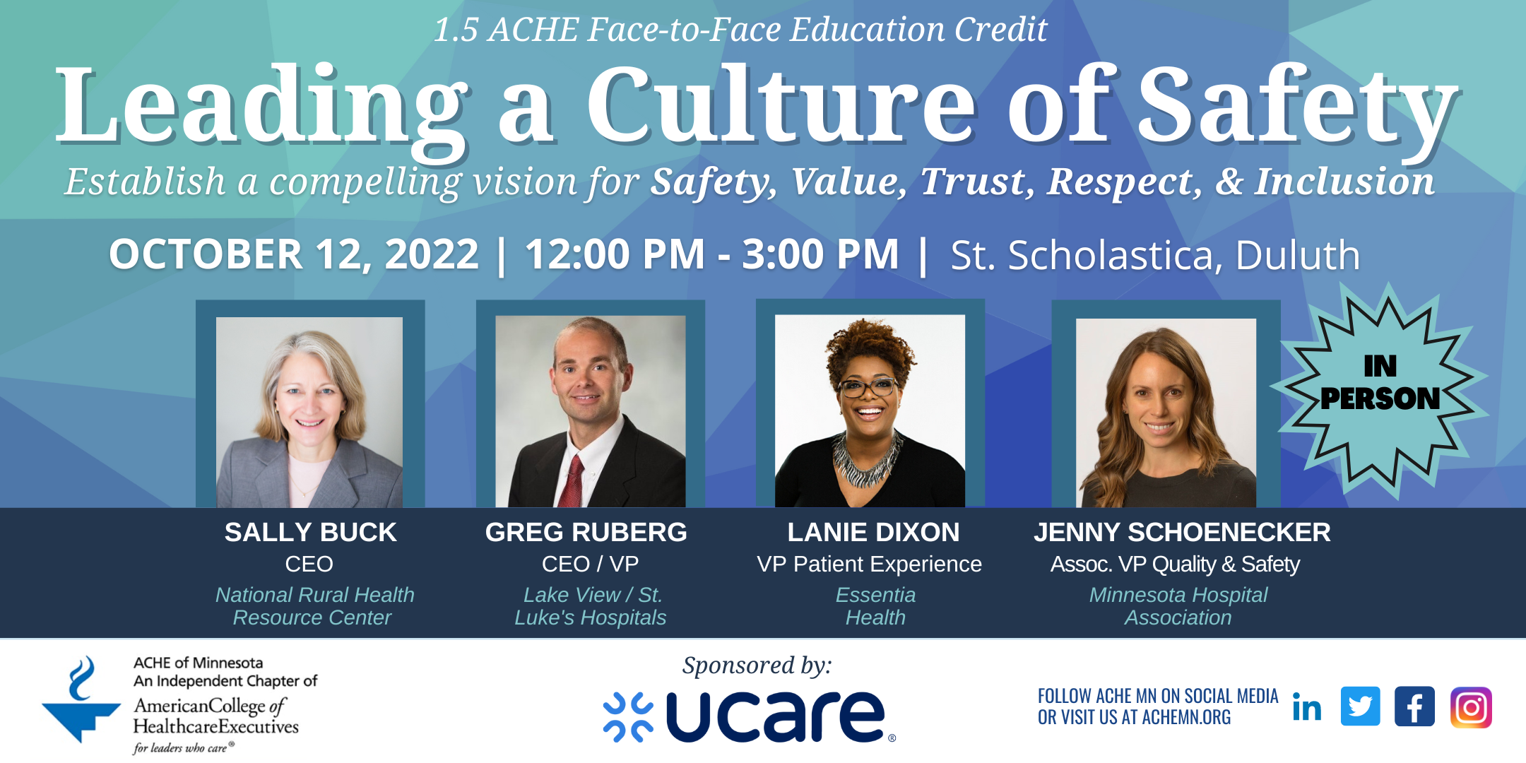 Leading a Culture of Safety: Establish a compelling vision for safety ...
