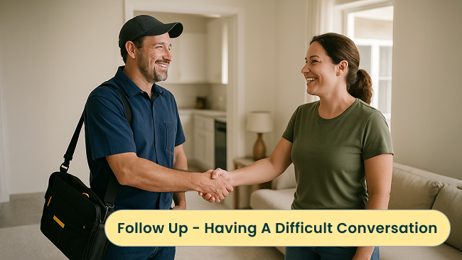 Following Up After a Difficult Conversation | The Maintenance Academy