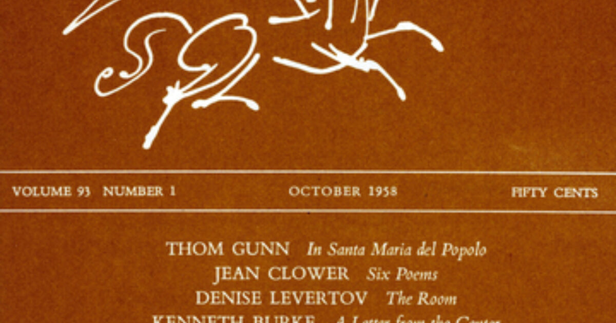 October 1958 | The Poetry Foundation