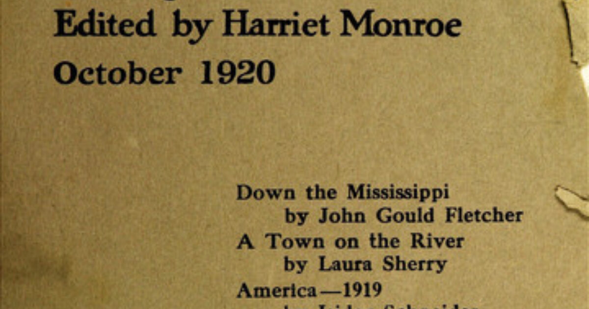 October 1920 | The Poetry Foundation