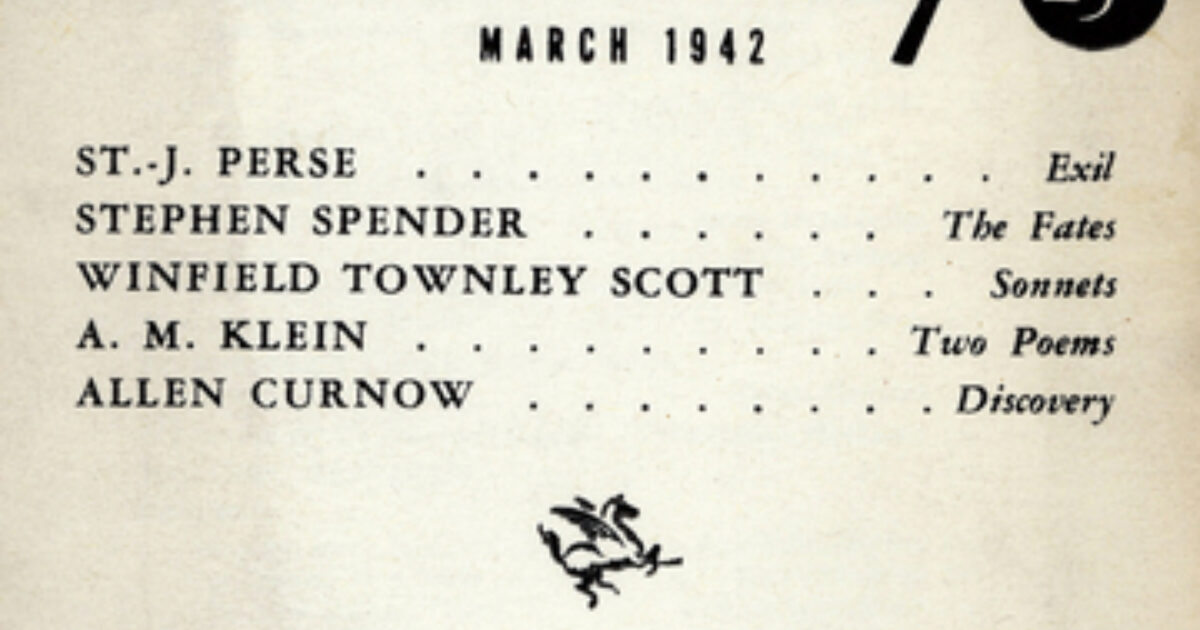 March 1942 | The Poetry Foundation