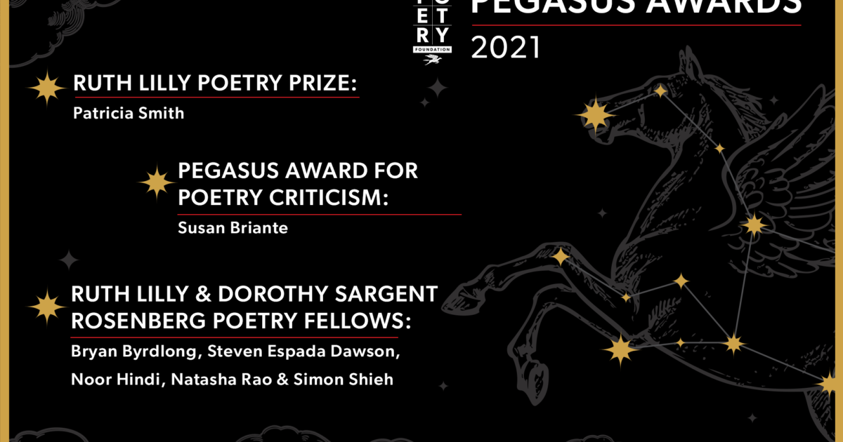 Poetry Foundation Announces 2021 Pegasus… | The Poetry Foundation
