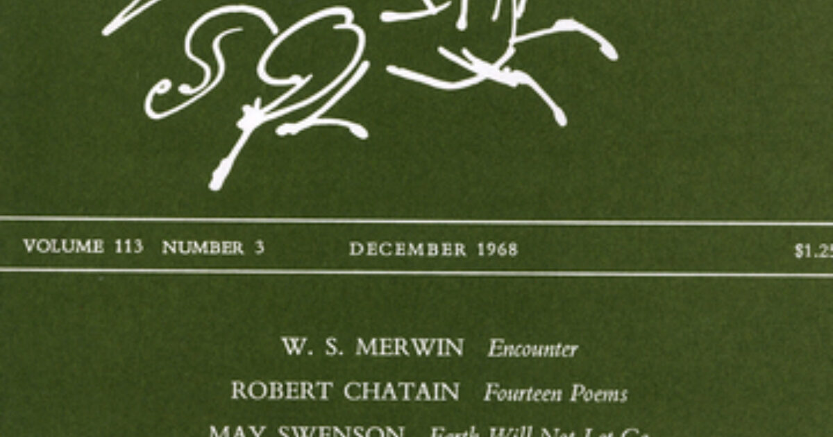 December 1968 | The Poetry Foundation