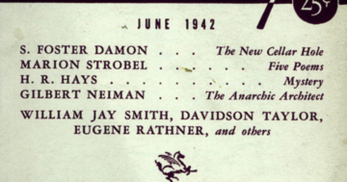 June 1942 | The Poetry Foundation