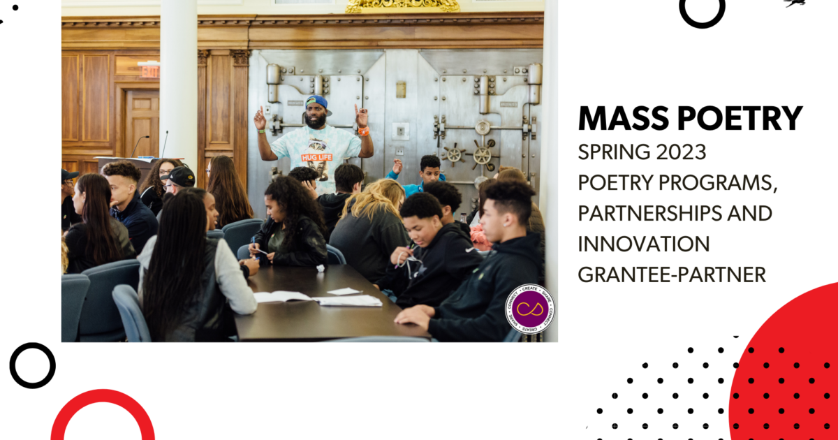 Meet our Grantee-Partner: Mass Poetry | The Poetry Foundation