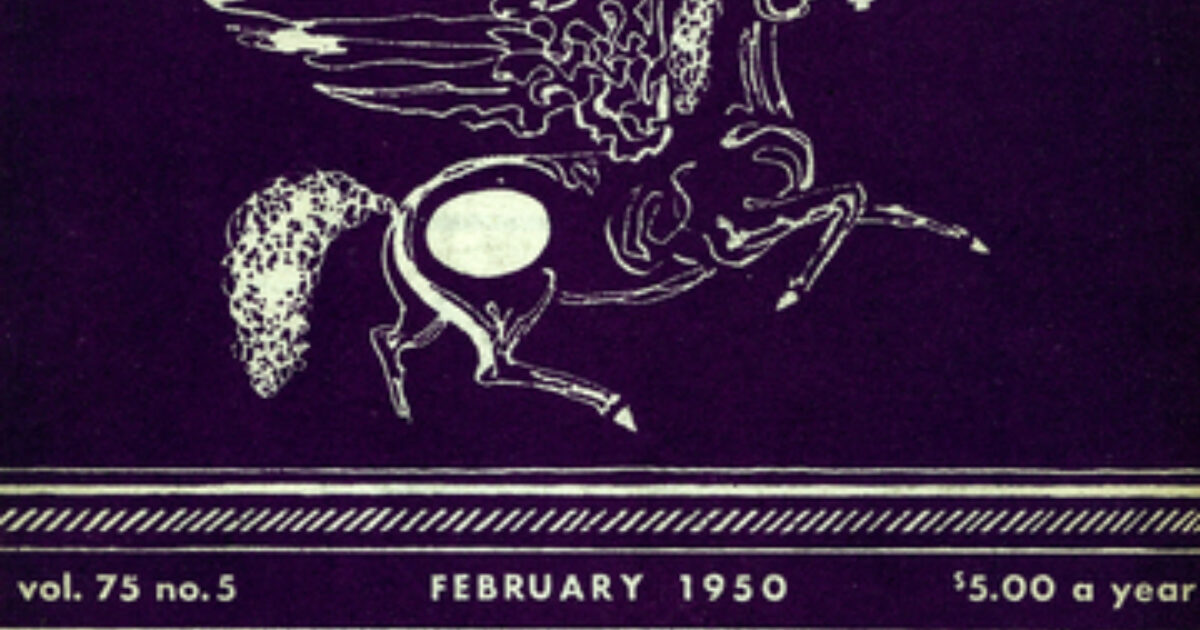 February 1950 | The Poetry Foundation