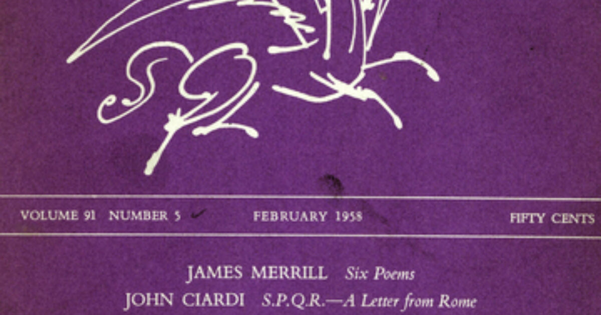 February 1958 | The Poetry Foundation