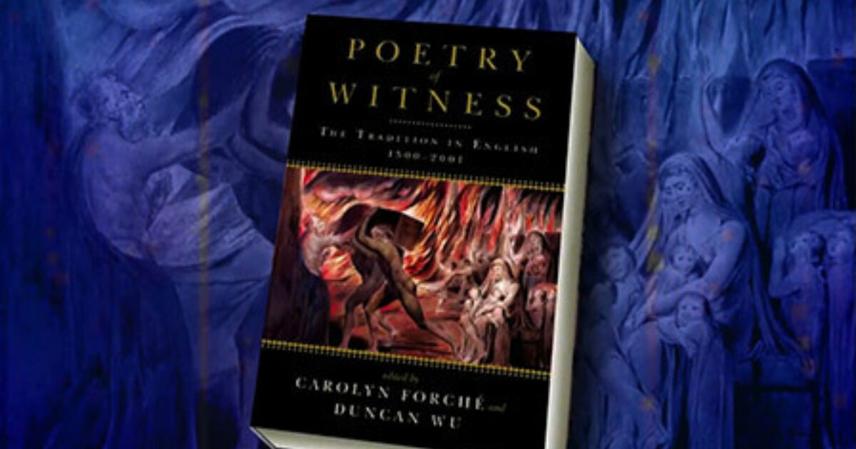 Poet Carolyn Forché gathers 500 years of… | The Poetry Foundation