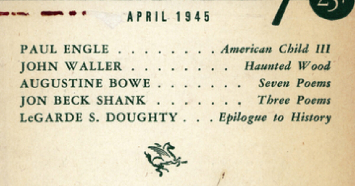 April 1945 | The Poetry Foundation