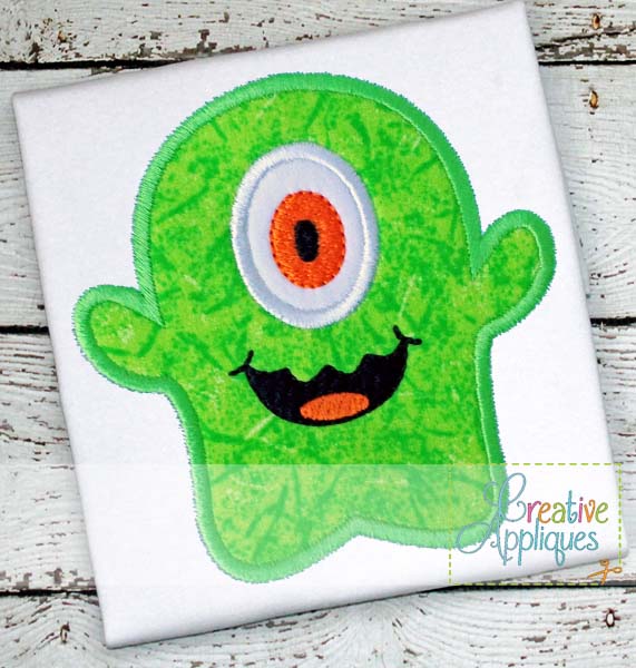 Oval Monster Applique - Creative Appliques