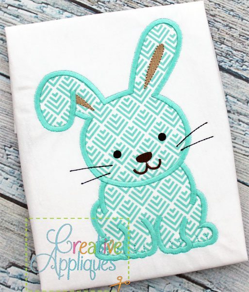 Baby Bunny Rabbit Applique - Creative Appliques