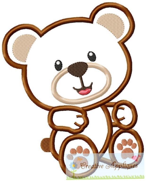 Teddy Bear Applique - Creative Appliques