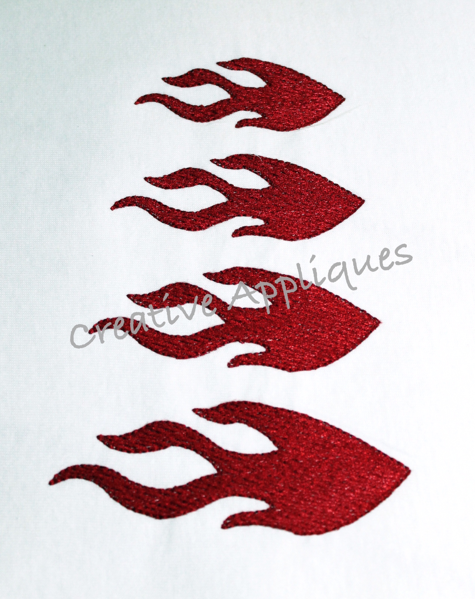 Flame Large Fill Stitch - Creative Appliques