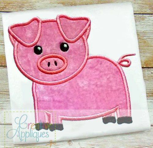 Pig Applique - Creative Appliques