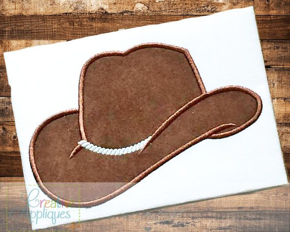 Cowboy Hat Applique - Creative Appliques