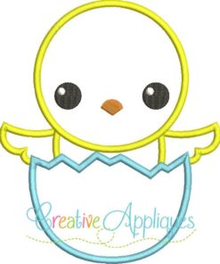 Baby Chick Egg Applique - Creative Appliques