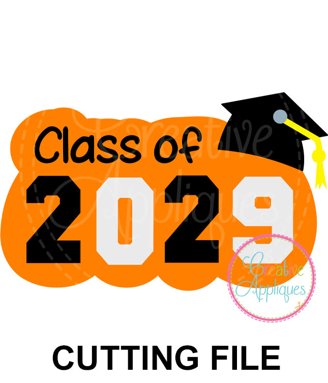 Class of 2029 Cutting File SVG DXF EPS - Creative Appliques