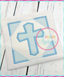 Cross Square Applique - Creative Appliques