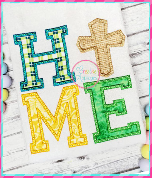 Home Cross Applique - Creative Appliques