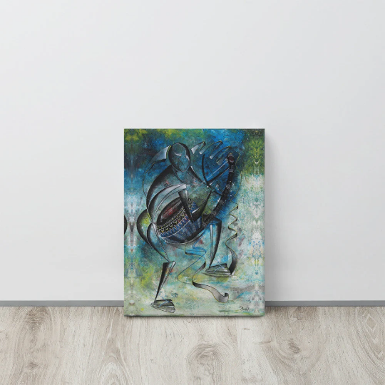 Zeze Instrument large home decor print on Canvas - African Wall Art For ...