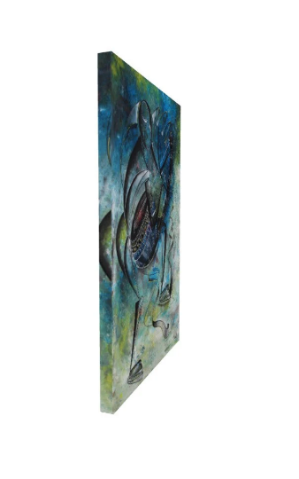 Zeze Instrument large home decor print on Canvas - African Wall Art For ...