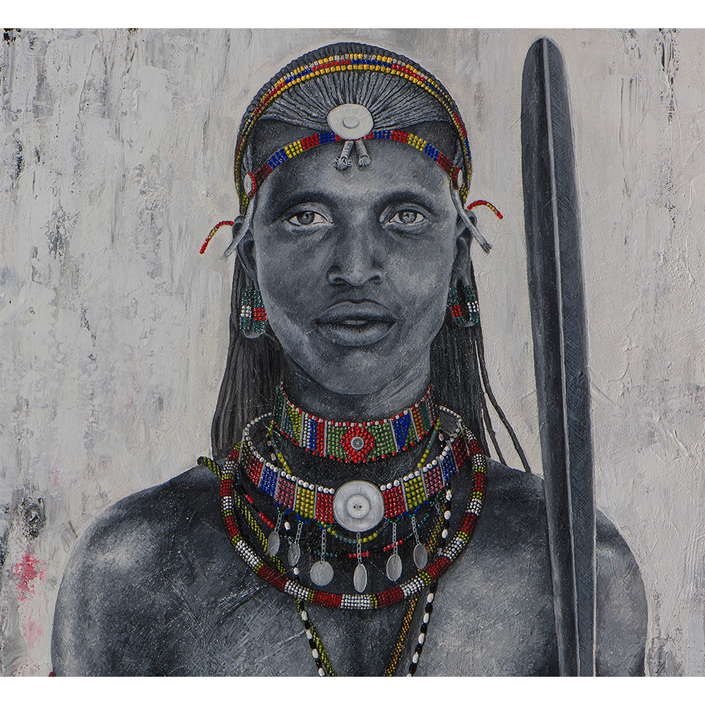 Beauty in the Beads Series / Framed Premium Gallery Wrap Canvas/ ready ...