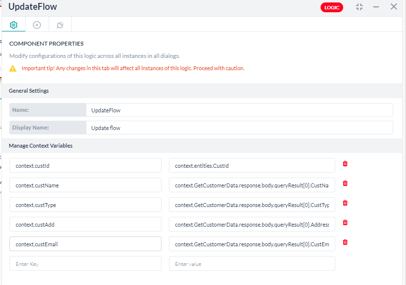 How to Update Data in Data Tables - Kore.ai Documentation v8.1