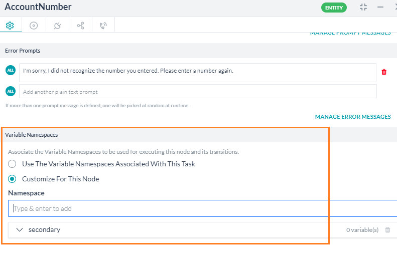 Managing Namespace - Kore.ai Documentation v8.1