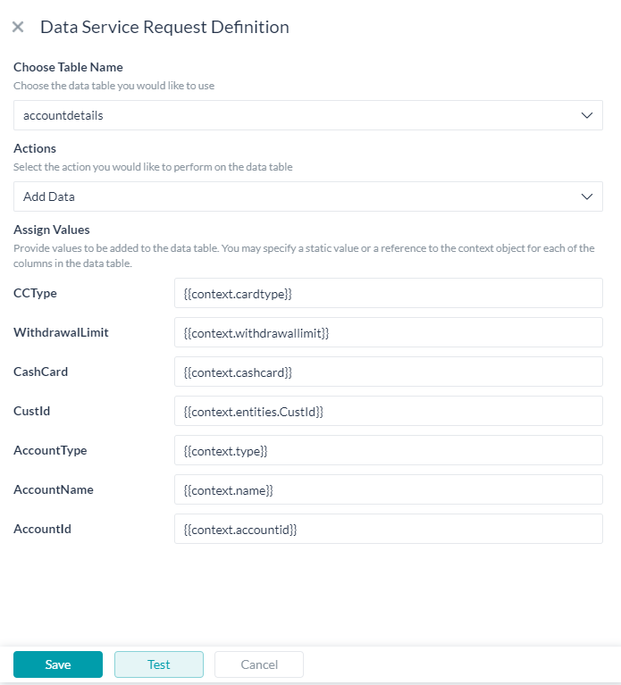 How To Add Data Into Data Tables From Digital Forms Kore ai 