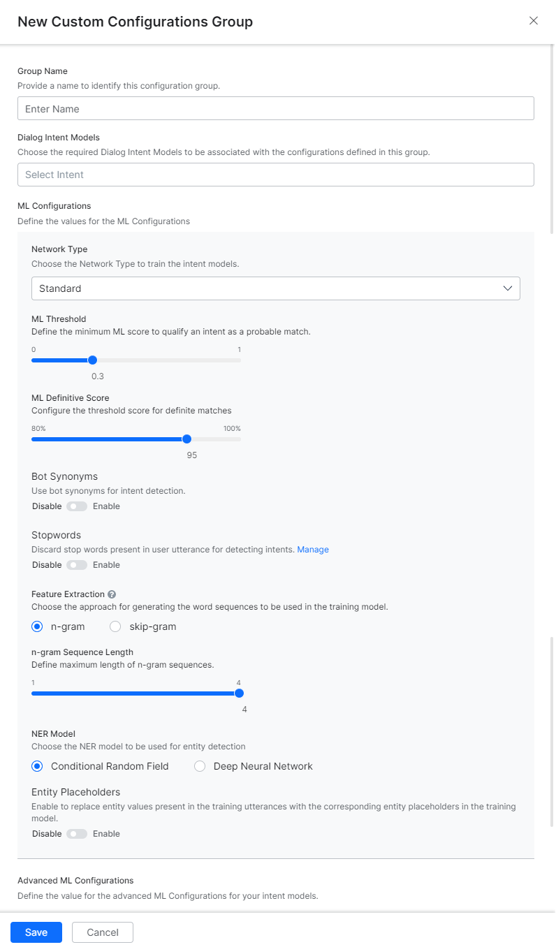 Machine Learning - Kore.ai Documentation v9.0