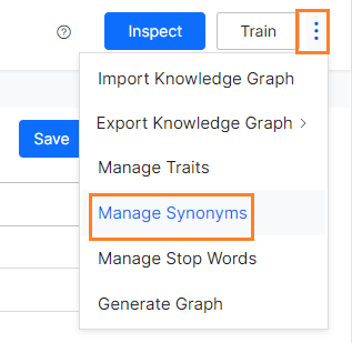 Knowledge Graph Training - Kore.ai Documentation v9.0