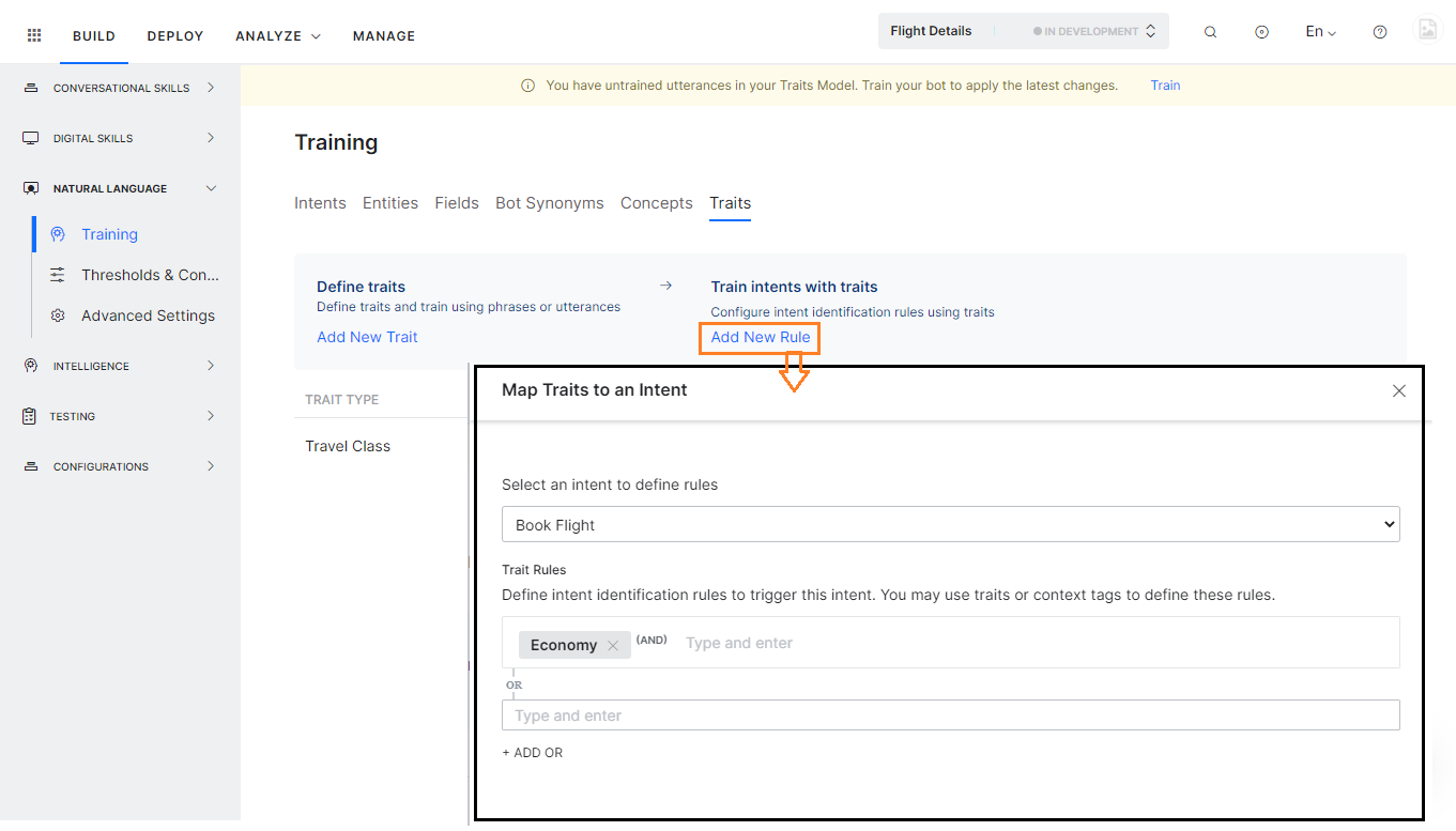 Traits - Kore.ai Documentation v9.0
