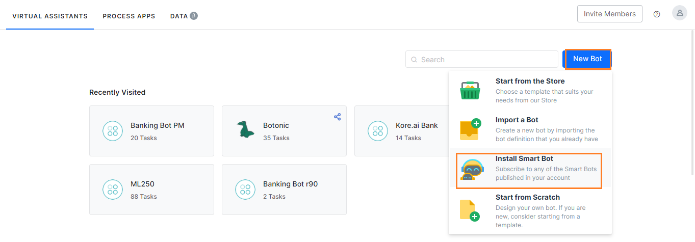 Defining a Smart Bot - Kore.ai Documentation v9.0