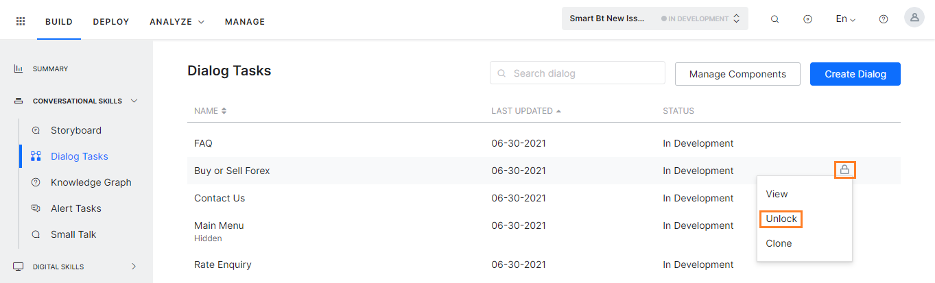 Defining a Smart Bot - Kore.ai Documentation v9.0