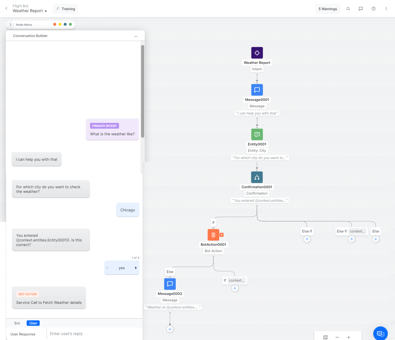 Conversation-driven Dialog Builder - Kore.ai Documentation v9.0