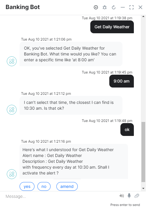 How To Schedule A Smart Alert Koreai Documentation V90
