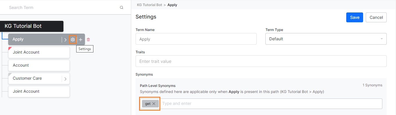 How to build Knowledge Graph - Kore.ai Documentation v9.0