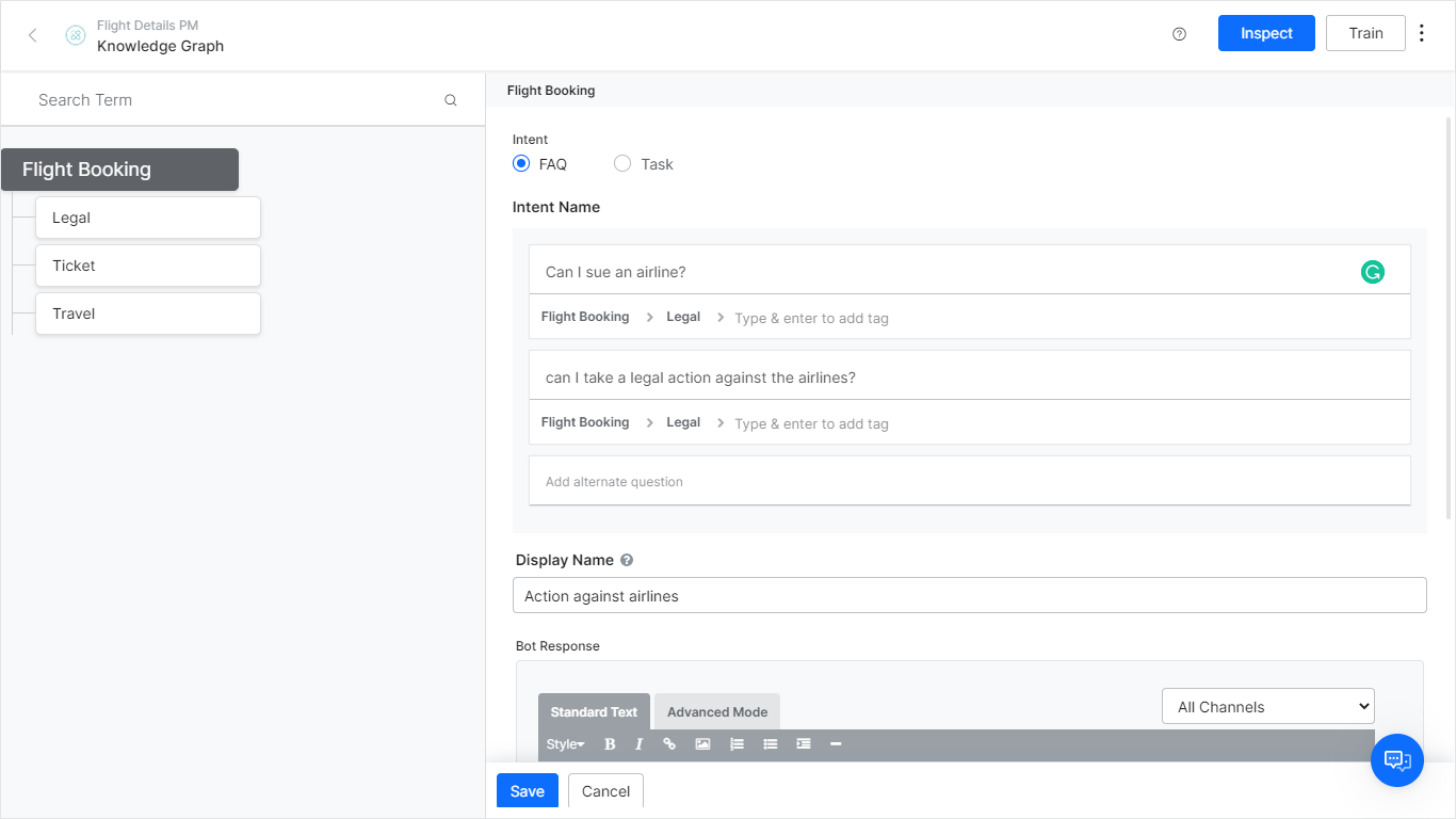 Knowledge Graph - Kore.ai Documentation v9-1