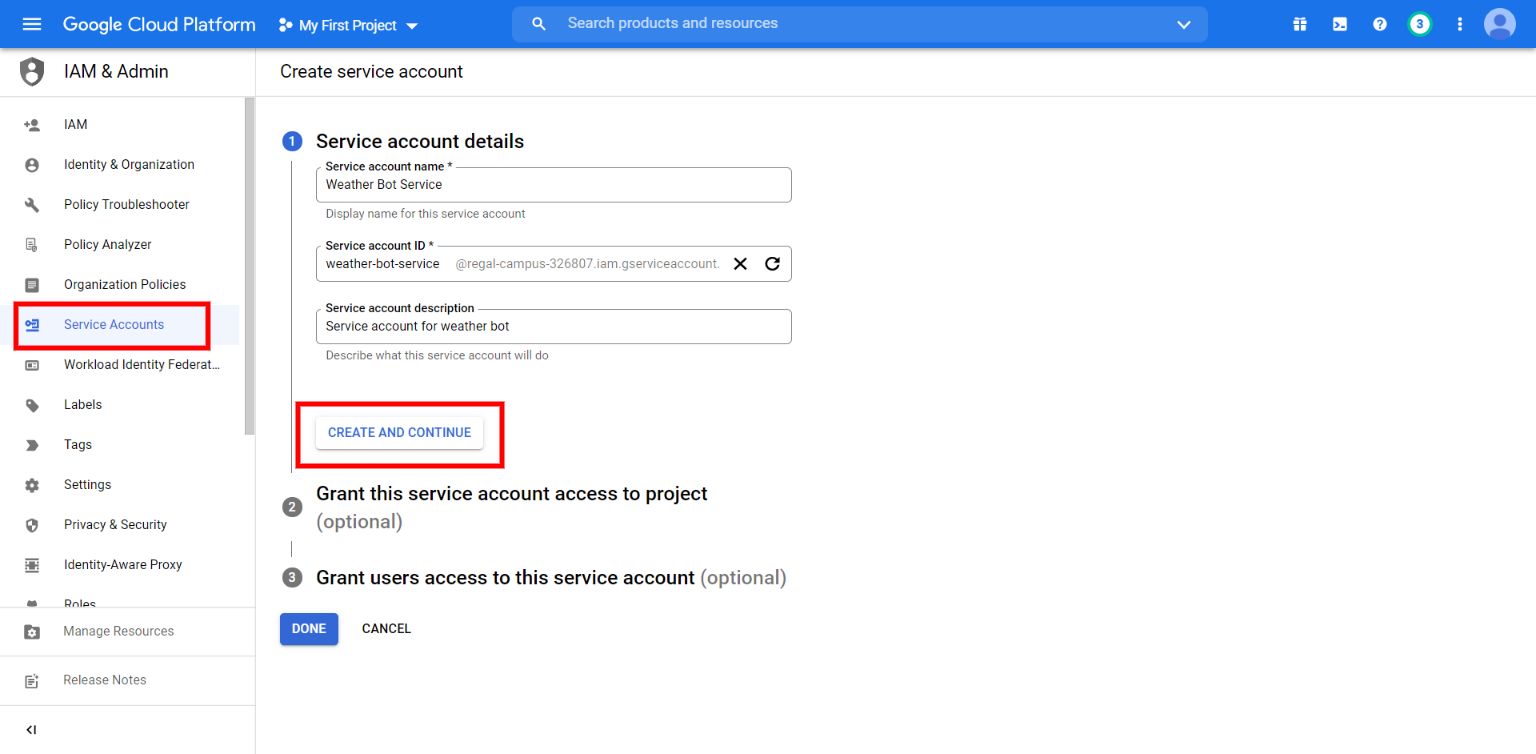 Adding the Google Chat Channel - Kore.ai Documentation