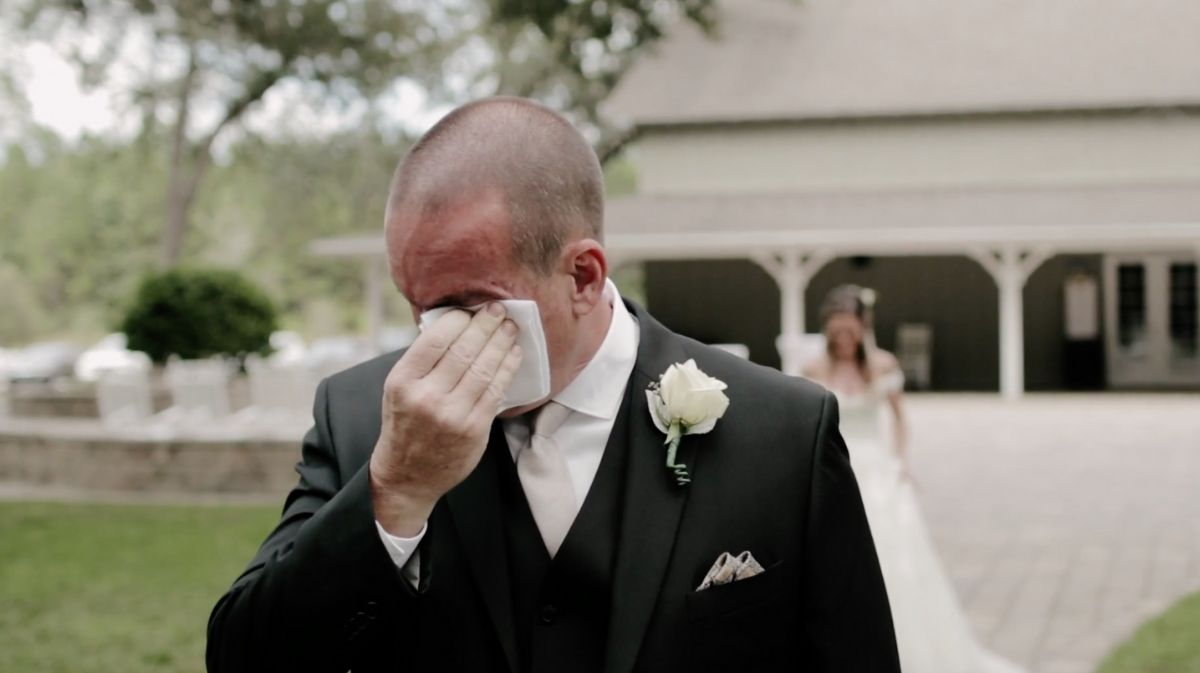 This Father of the Bride Reaction Will Give You All the Feels