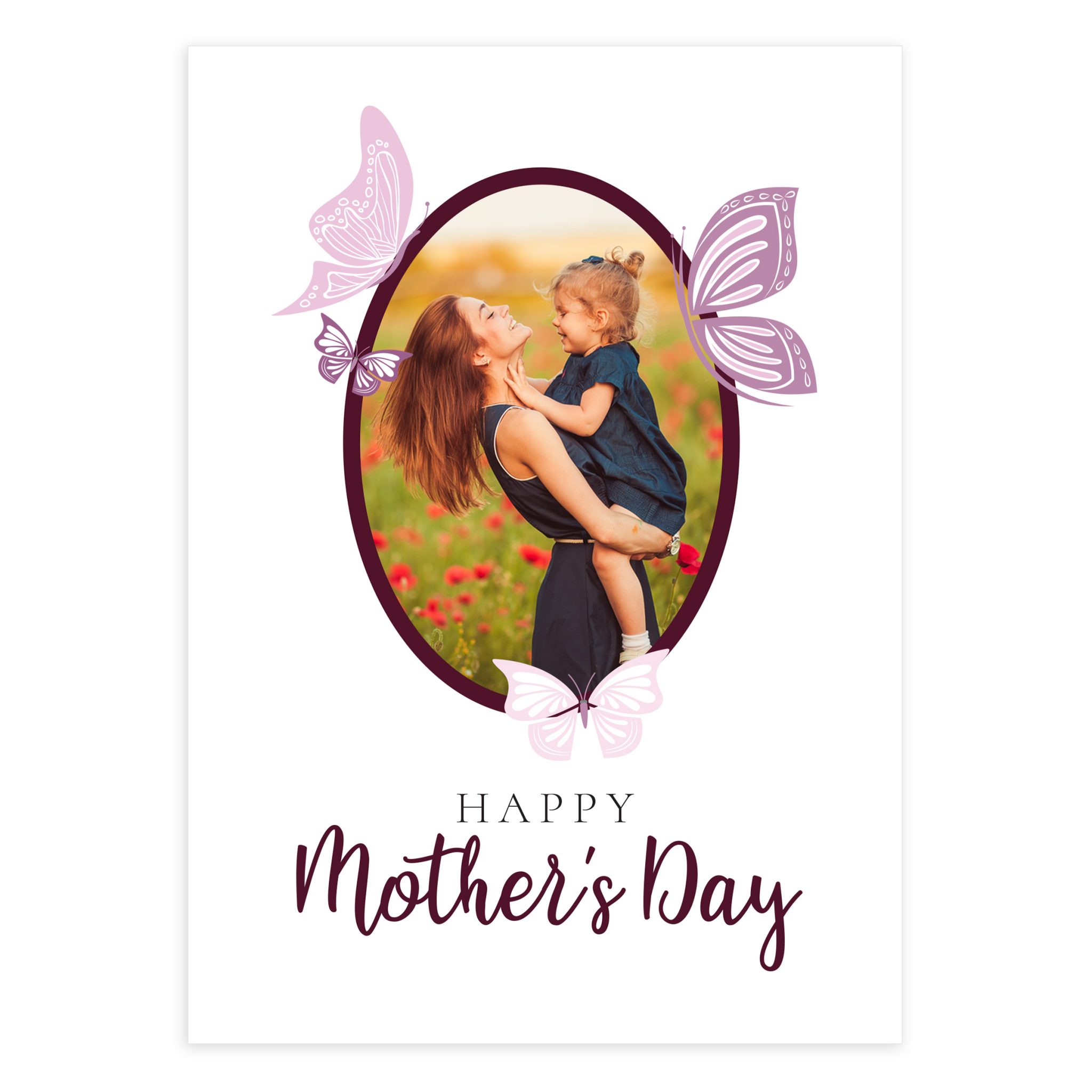 Butterfly Mothers Day Card - Mockaroon