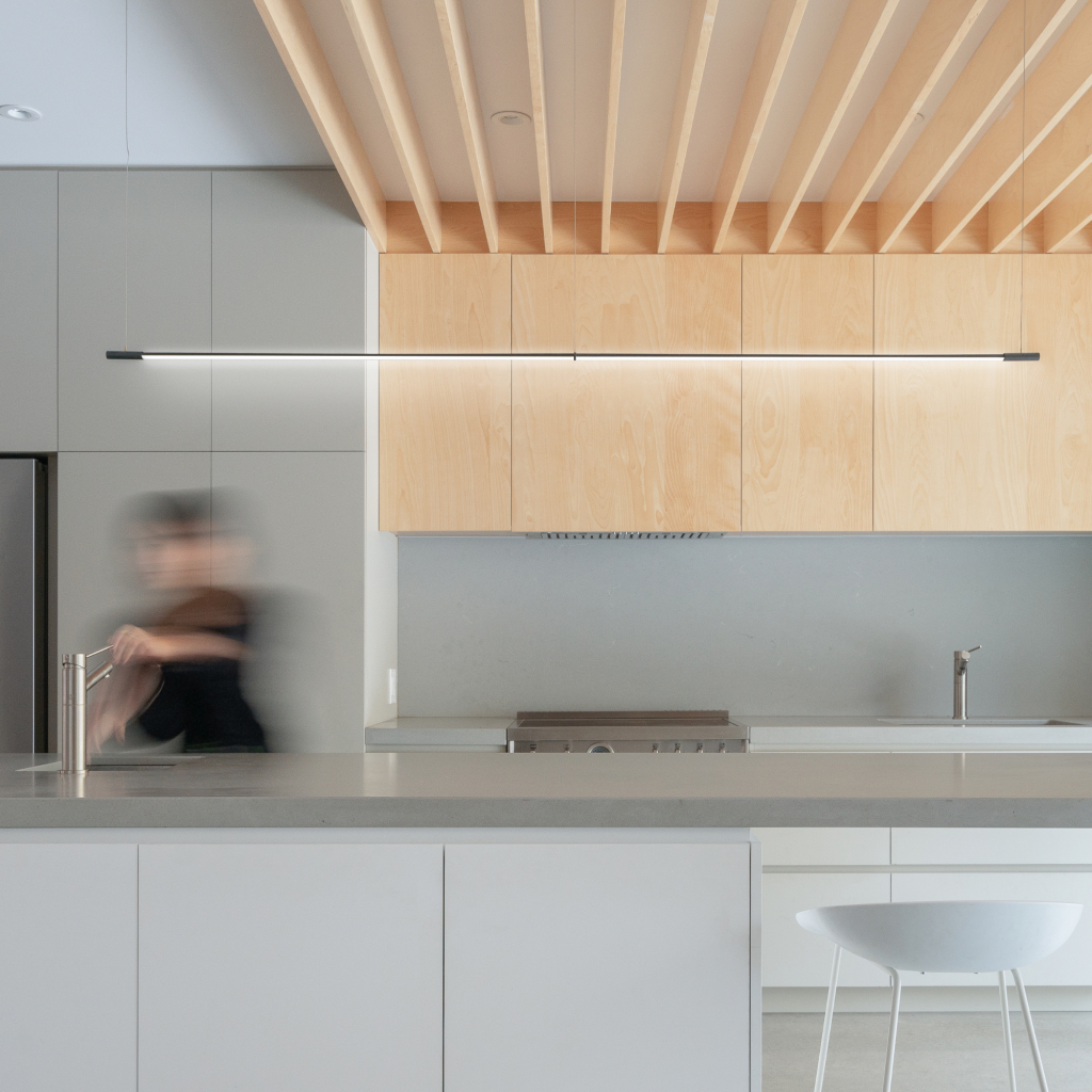 THIN Linear Suspension Featured in Montreal Home