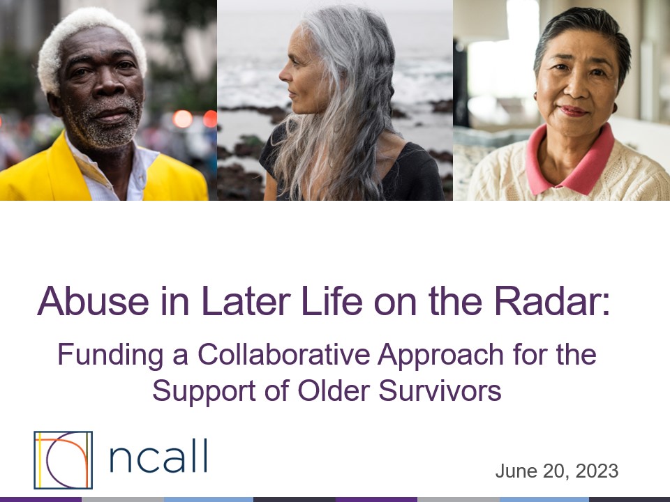 Home - NCALL - The National Clearinghouse on Abuse in Later Life