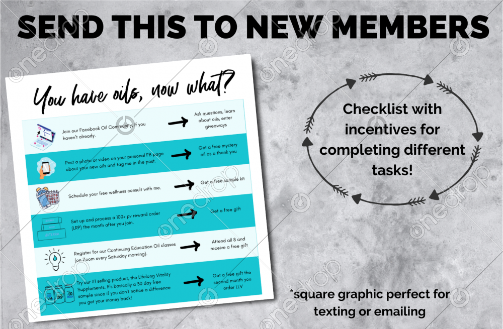 Checklist for New Members - One Drop