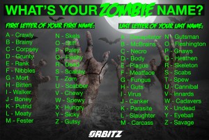 Quiz: What's your zombie name? | Orbitz