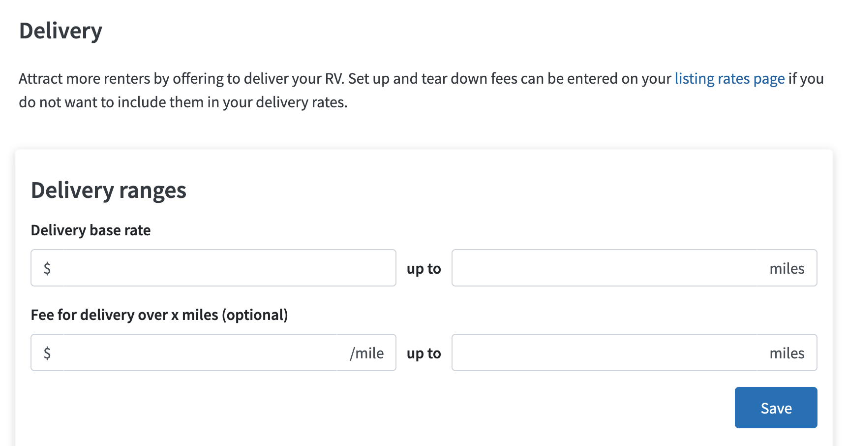 How to set up and manage Delivery | RVshare Owner Toolkit