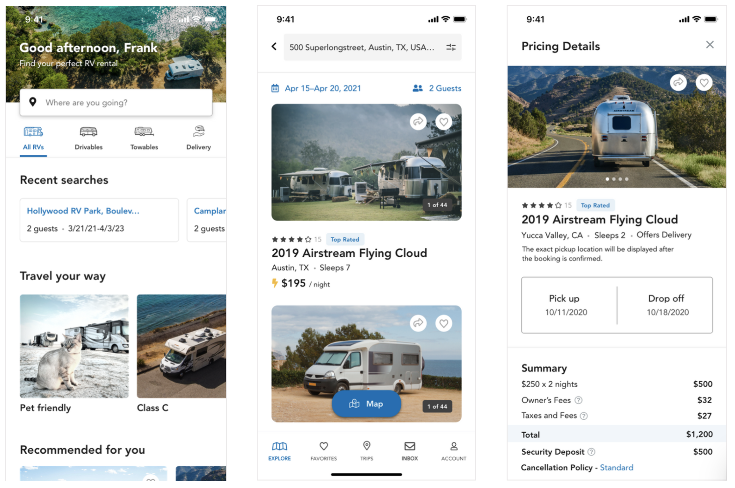 Mobile App | RVshare Owner Toolkit