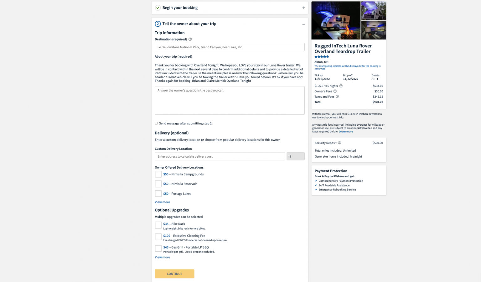 Instant Book | RVshare Owner Toolkit